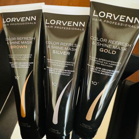 Lorvenn Color Refresh & Shine Mask. Και μάσκα περιποίησης και ημιμόνιμη ...