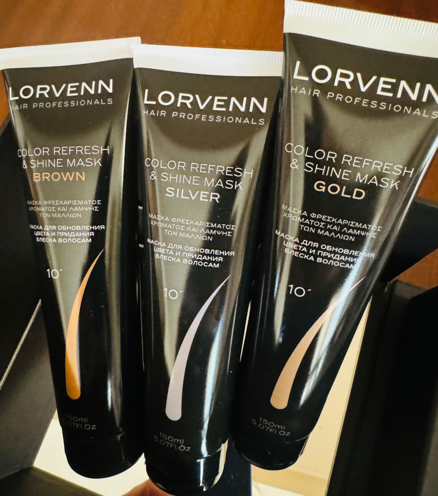 Lorvenn Color Refresh & Shine Mask. Και μάσκα περιποίησης και ημιμόνιμη ...