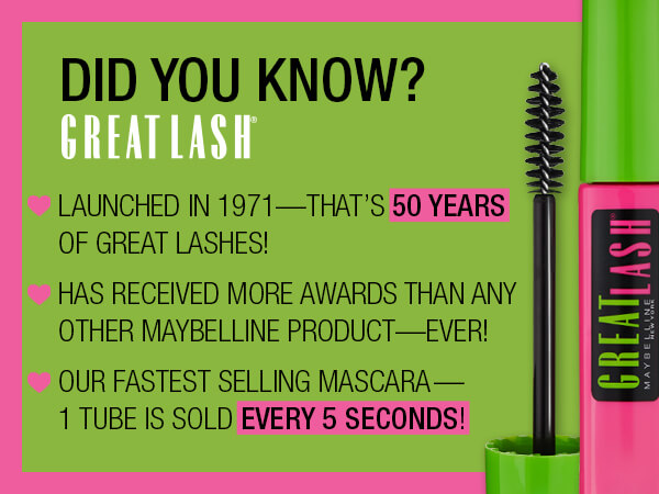 H iconic mascara “Great Lash” της Maybelline, γιορτάζει τα 50 της ...